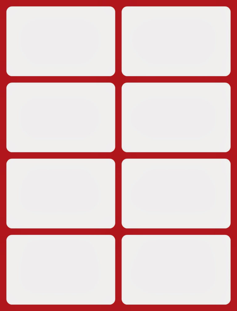 Printable Flash Cards Template | Printable Flash Cards