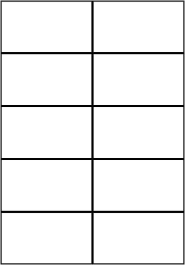 Flash Card Template | Printable Flash Cards