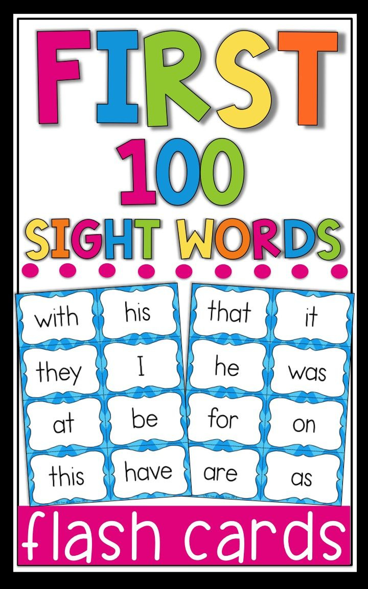 Flash Cards Printable Sight Words Printable Flash Cards