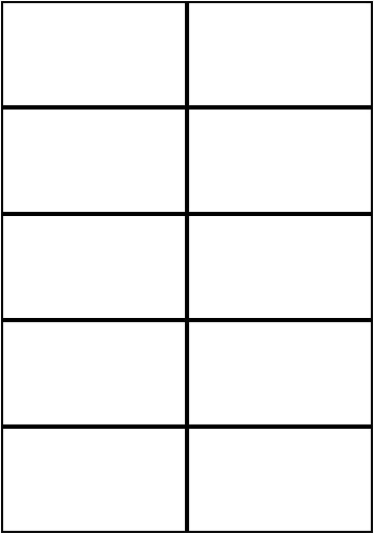 Printable Flashcard Template Printable Flash Cards