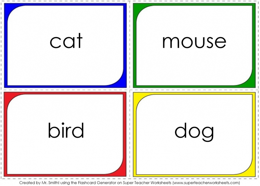 Printable Flash Cards Maker Printable Flash Cards
